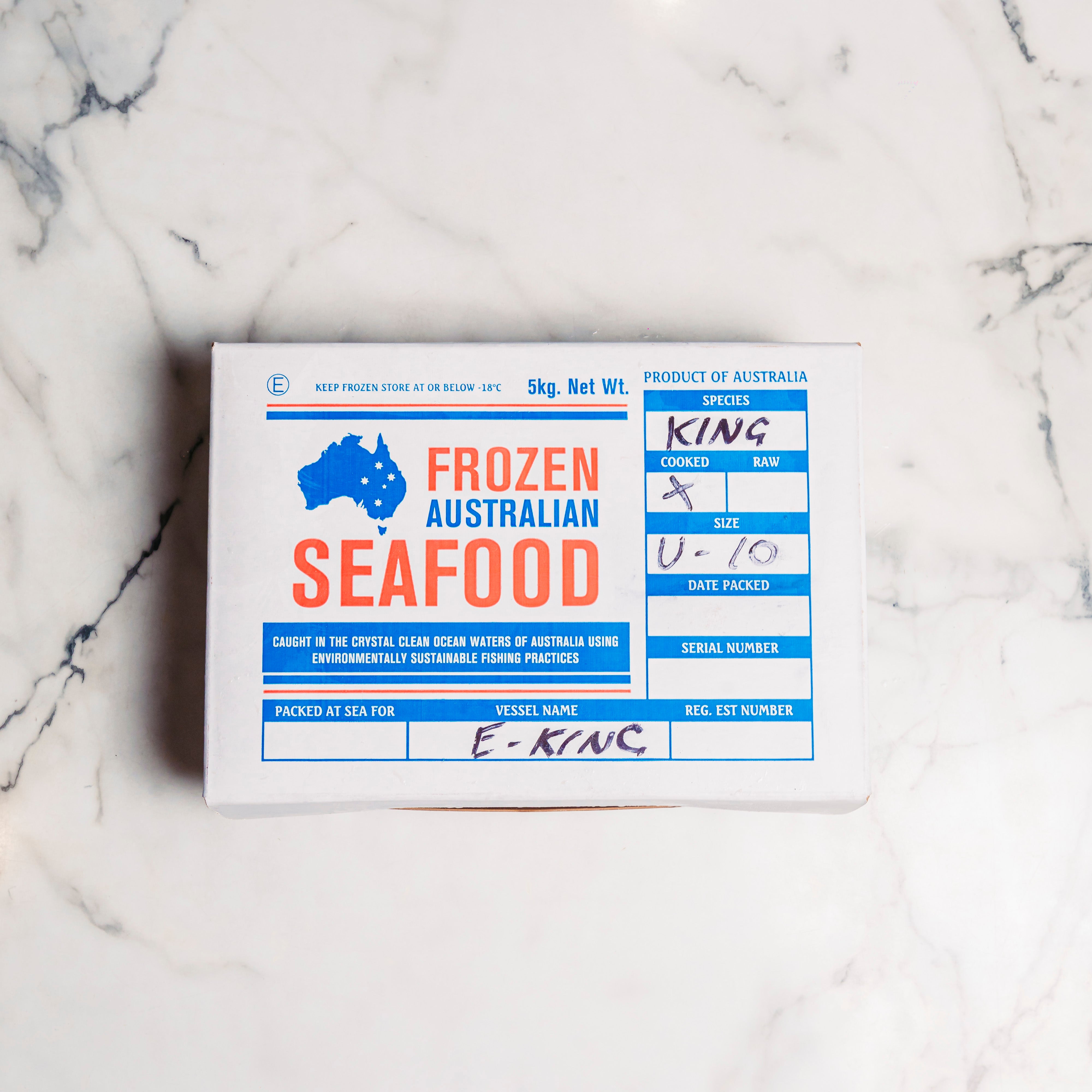 Frozen 5kg Box King Prawns | Reef Gasworks